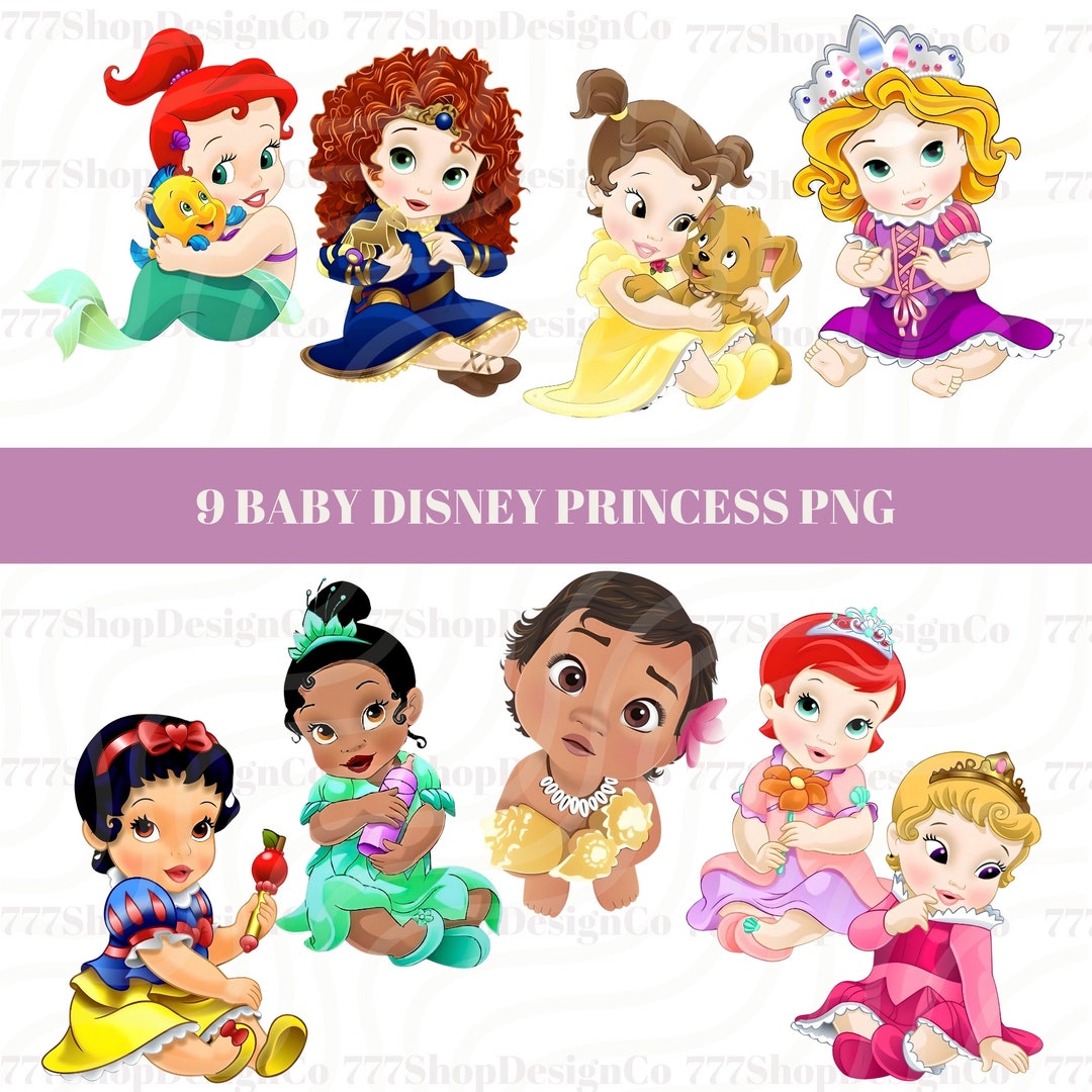 Baby Princess Png, Princess Png Cricut Files, Baby Cinderella Png, Baby ...