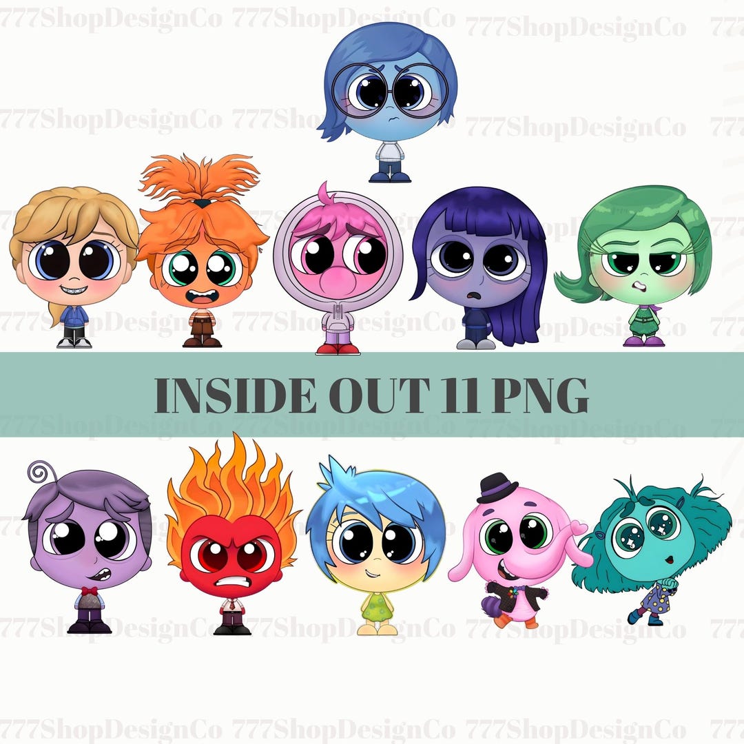 Joy Png, Inside Out Characters Png, Inside Out 2 Png, Inside Out Bundle ...