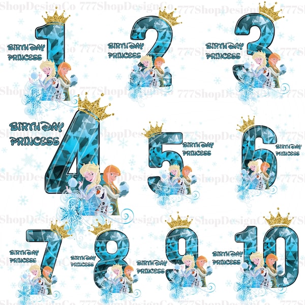 Princess Elsa Birthday Girl Svg - Etsy