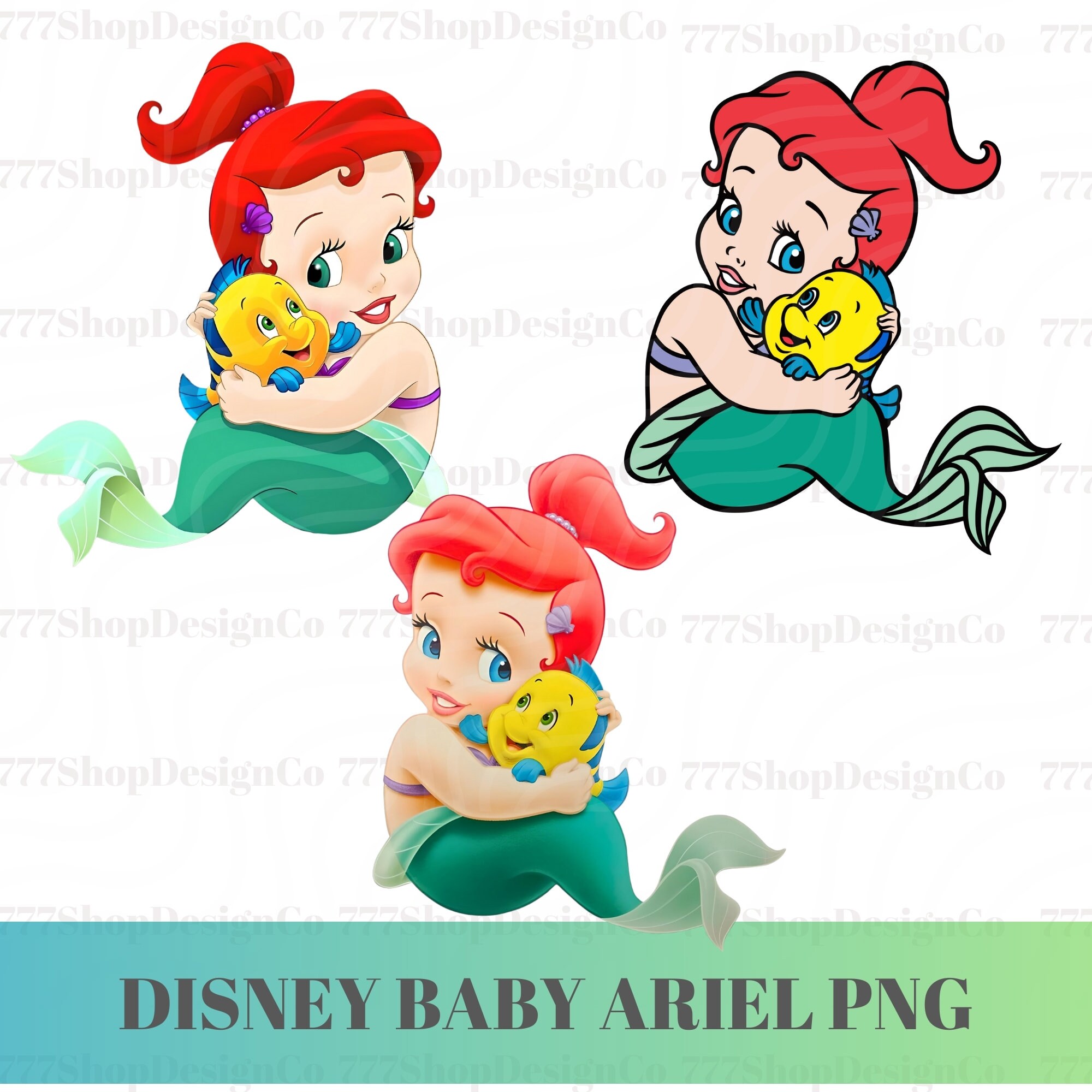 Baby Princess Png, Baby Ariel Png Clipart, Little Mermaid Png Clipart ...