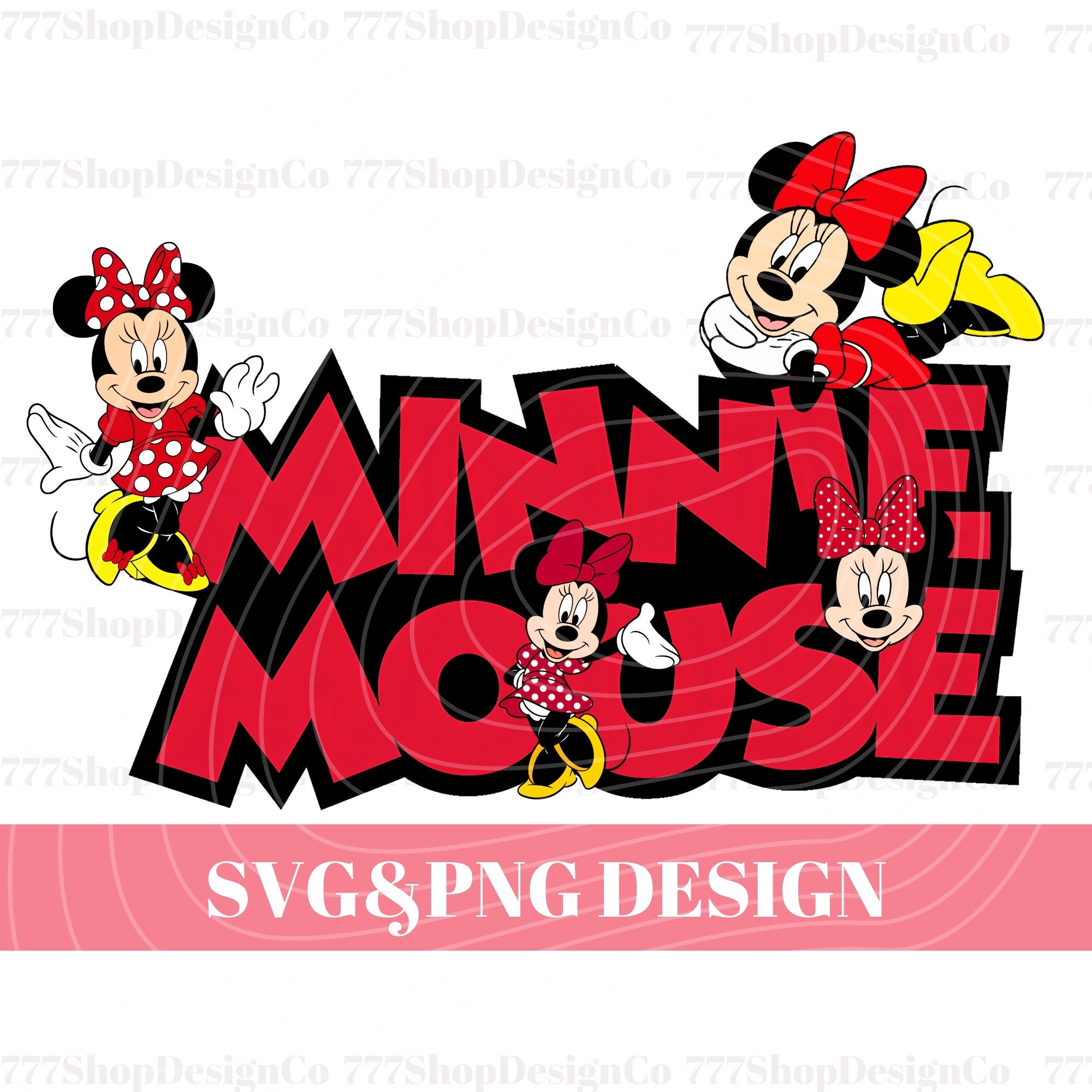 Minnie Mouse Svg&png, Mouse Svg, Princess Svg, Minnie Birthday, Minnie ...