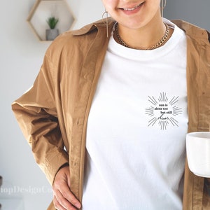 Minimalist Svg T-shirt Design, Printable Tshirt Design SVG, Modern ...