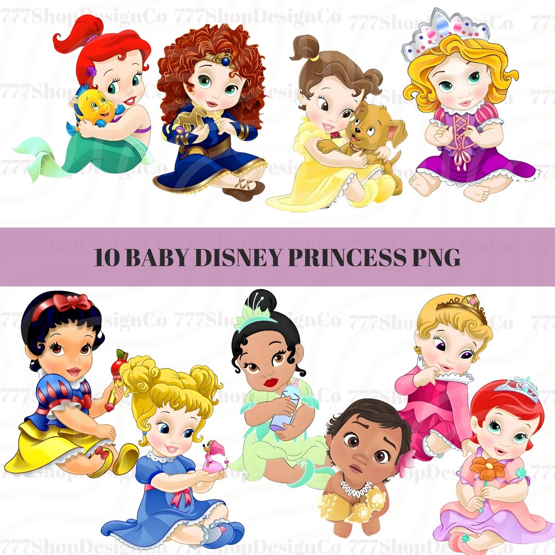 Baby Princess Png, Princess Png Cricut Files, Baby Cinderella Png, Baby ...