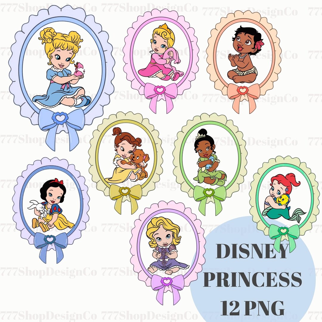 Baby Princess Png, Princess Png Cricut Files, Baby Princess Clipart ...