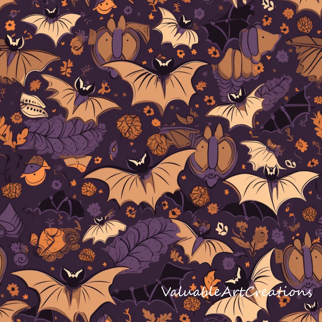 Halloween, Bats, Pattern, Seamless Pattern, Repeat Pattern, Digital ...