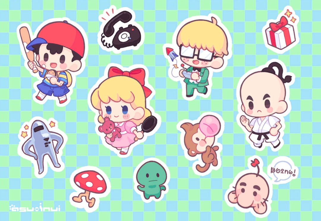 Earthbound Sticker Sheet - Etsy