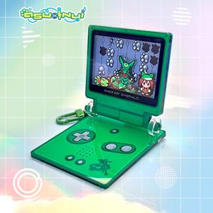 Game Boy Advance SP Ruby, Sapphiere and Emerald Acrylic Shaker Charms ...