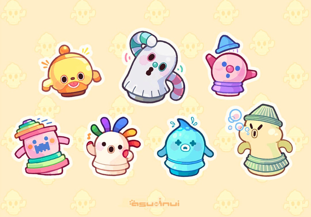Animal Crossing Gyroid Sticker Sheet - Etsy