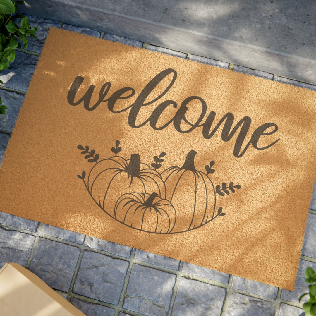 Welcome Coir Mat - Etsy