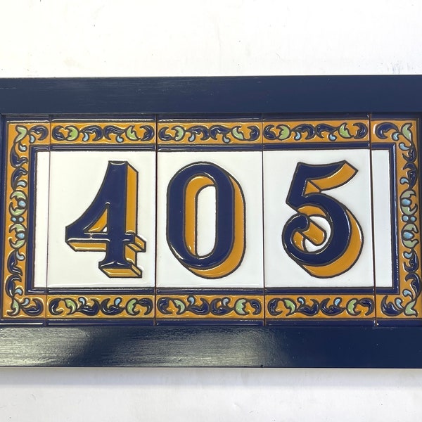 Ceramic Tile Address Tiles - Etsy