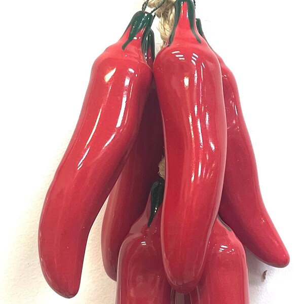 Ceramic Chili Pepper Decor - Etsy
