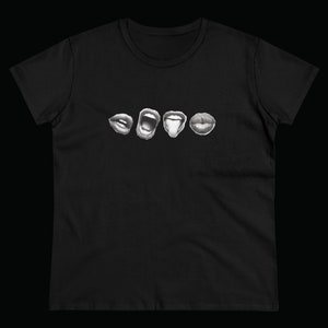 Lips Tee - Etsy