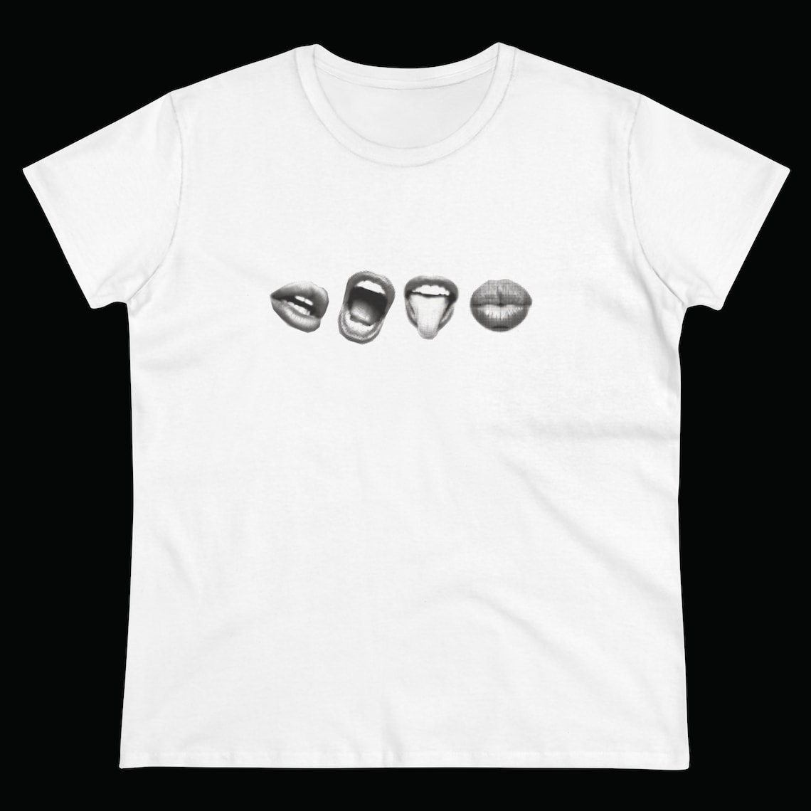 Lips Tee - Etsy