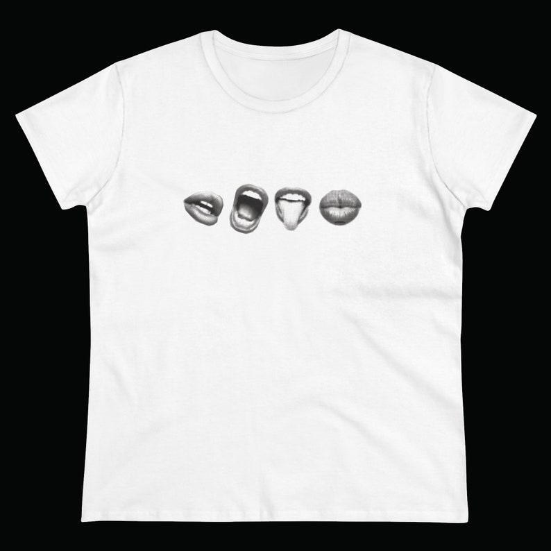 Lips Tee - Etsy