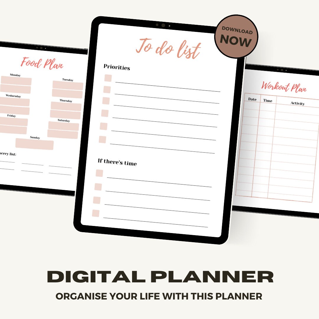 Digital Planner 2024 2025 Undated Notability Planner Digital Journal ...