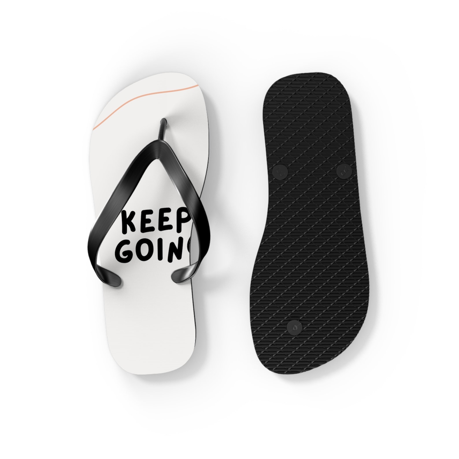 Keep Going: Inspirational Flip-flops for Every Step - Etsy