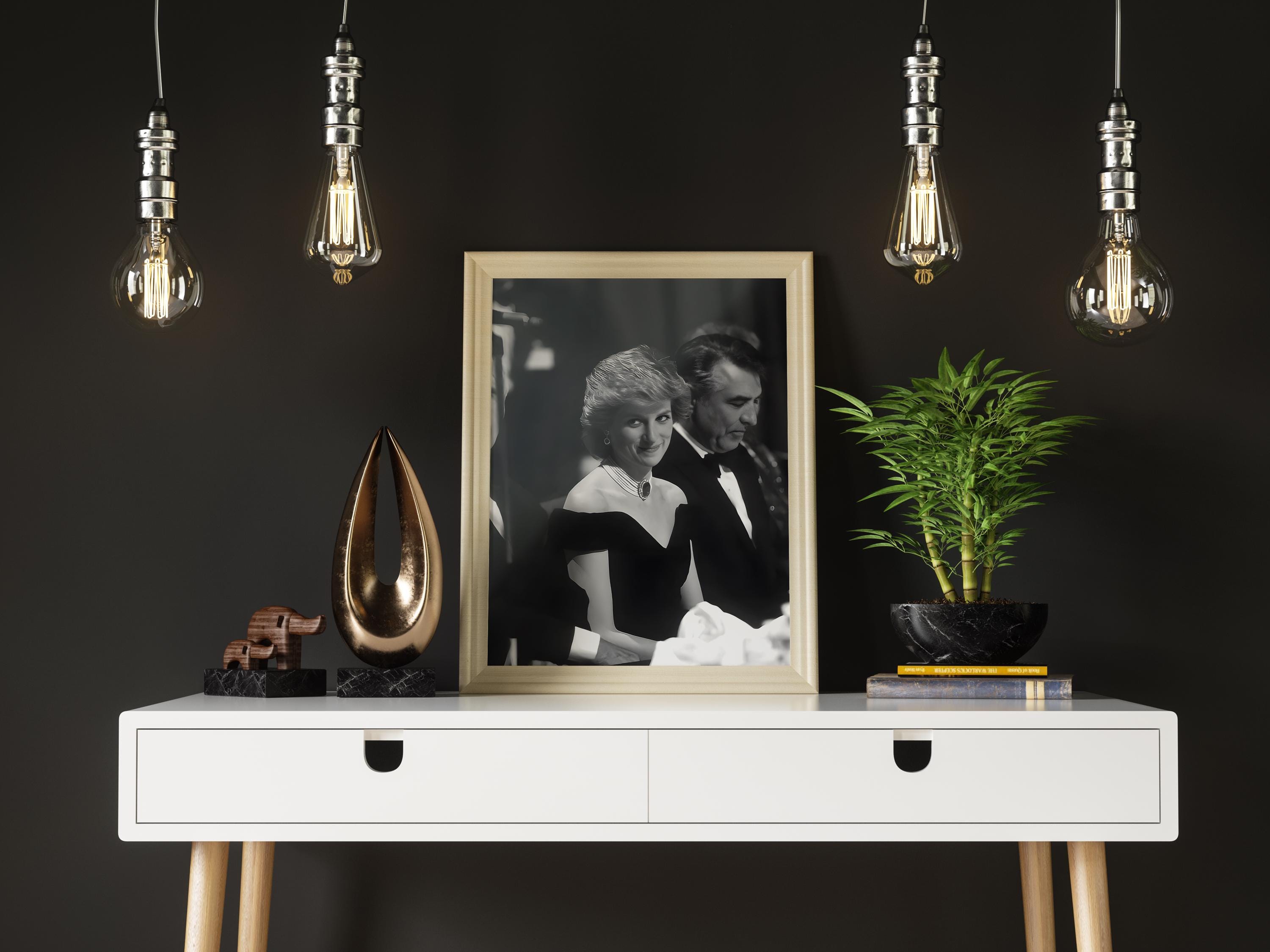 Prenses Diana Poster Prenses Diana Print Black and White Wall Art ...