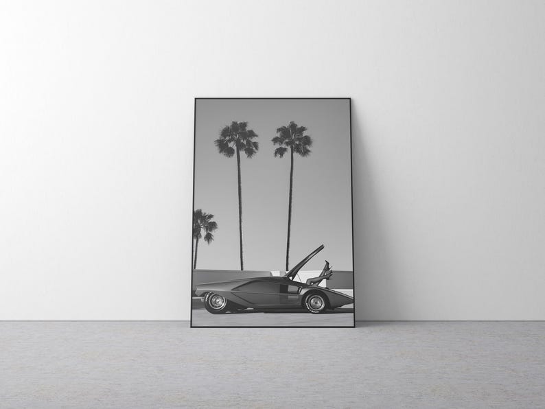 Lamborghini Poster Feminist Poster Luxury Print Car Girl Poster Modern ...