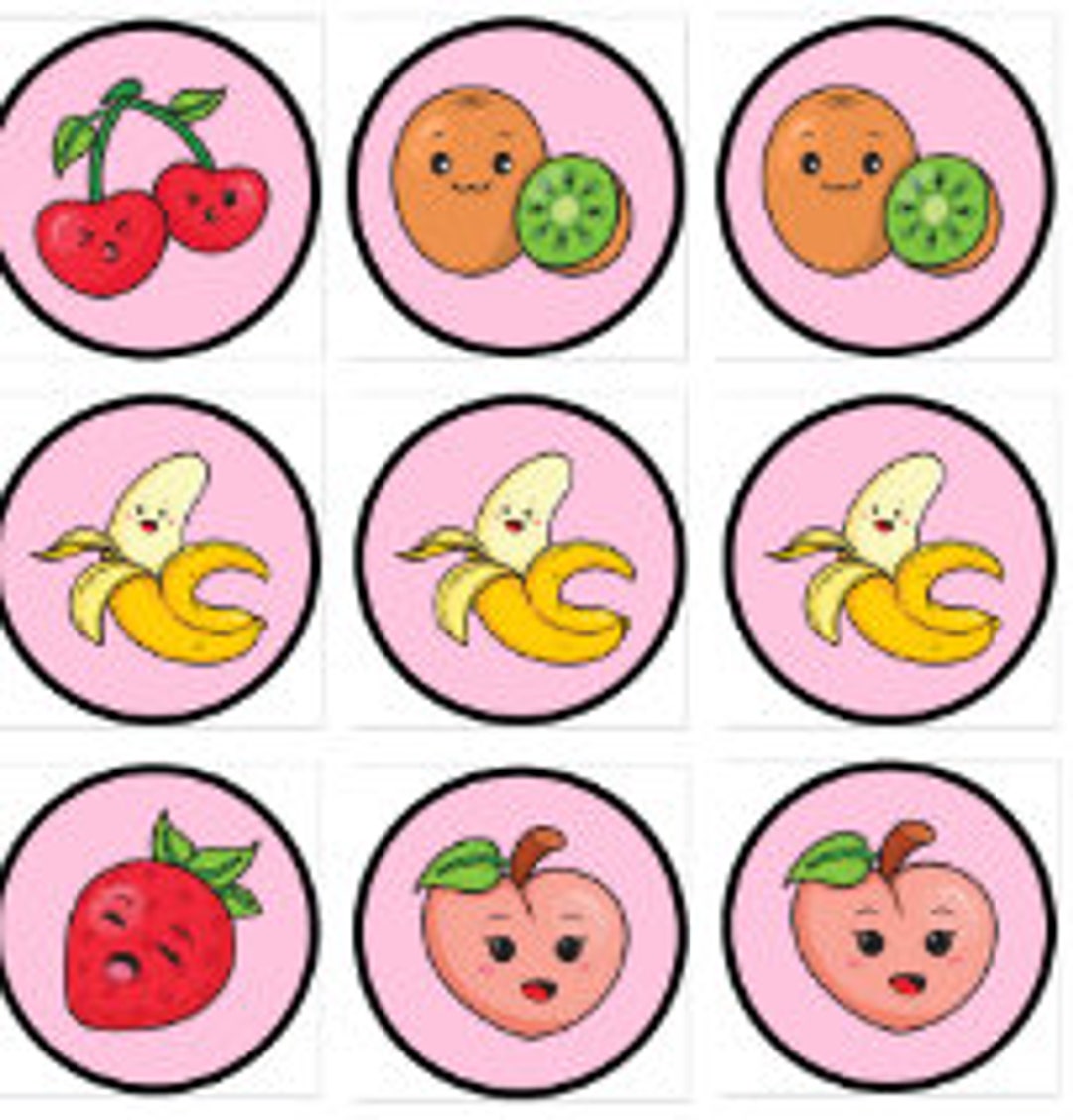 Fruity Cupcake Toppers Printable - Etsy