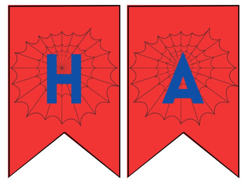 Spiderman Birthday Banner - Etsy