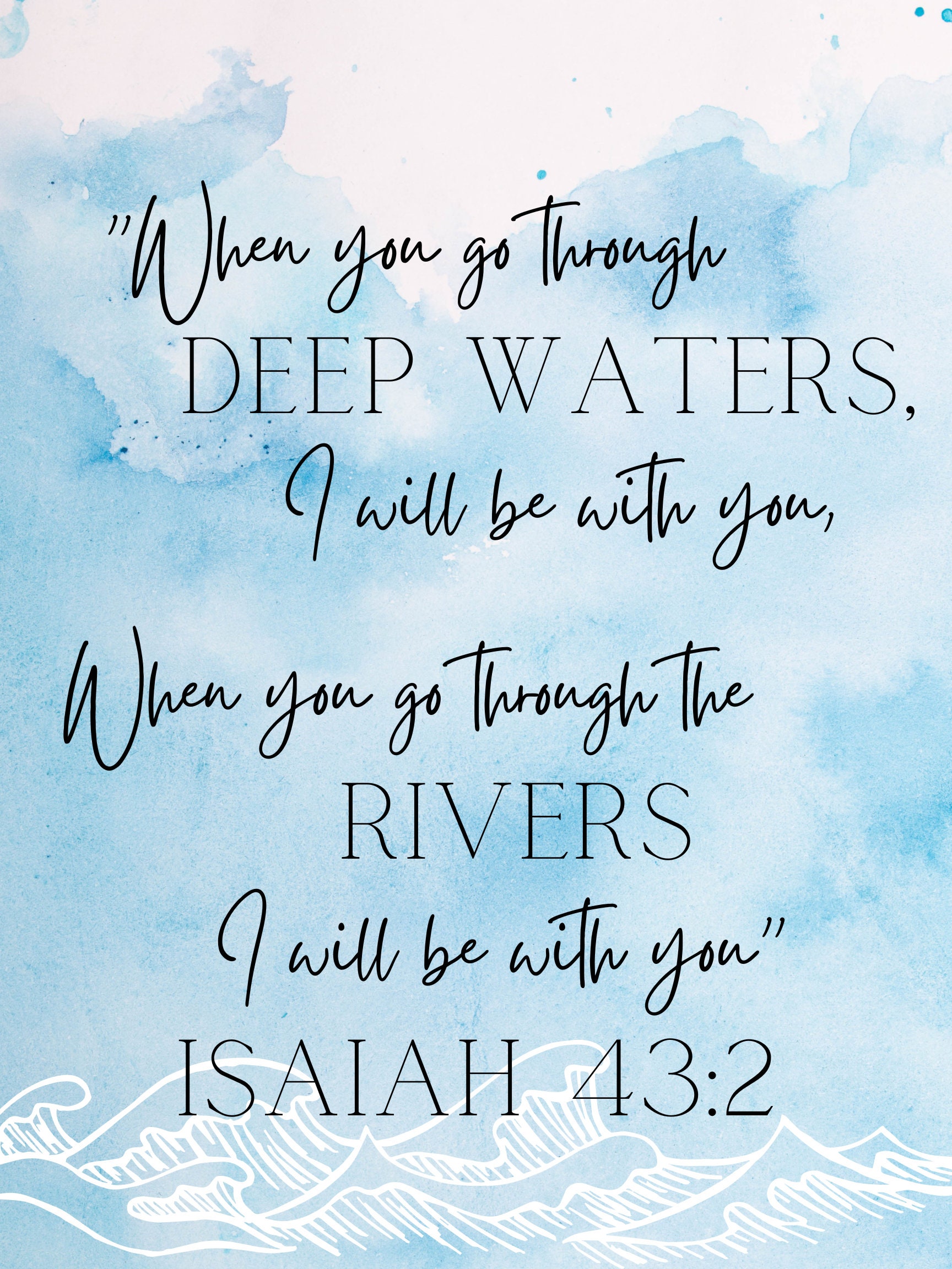 Bible Verse Digital Print - Etsy