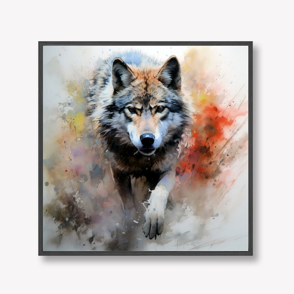 Gray Wolf Art - Etsy