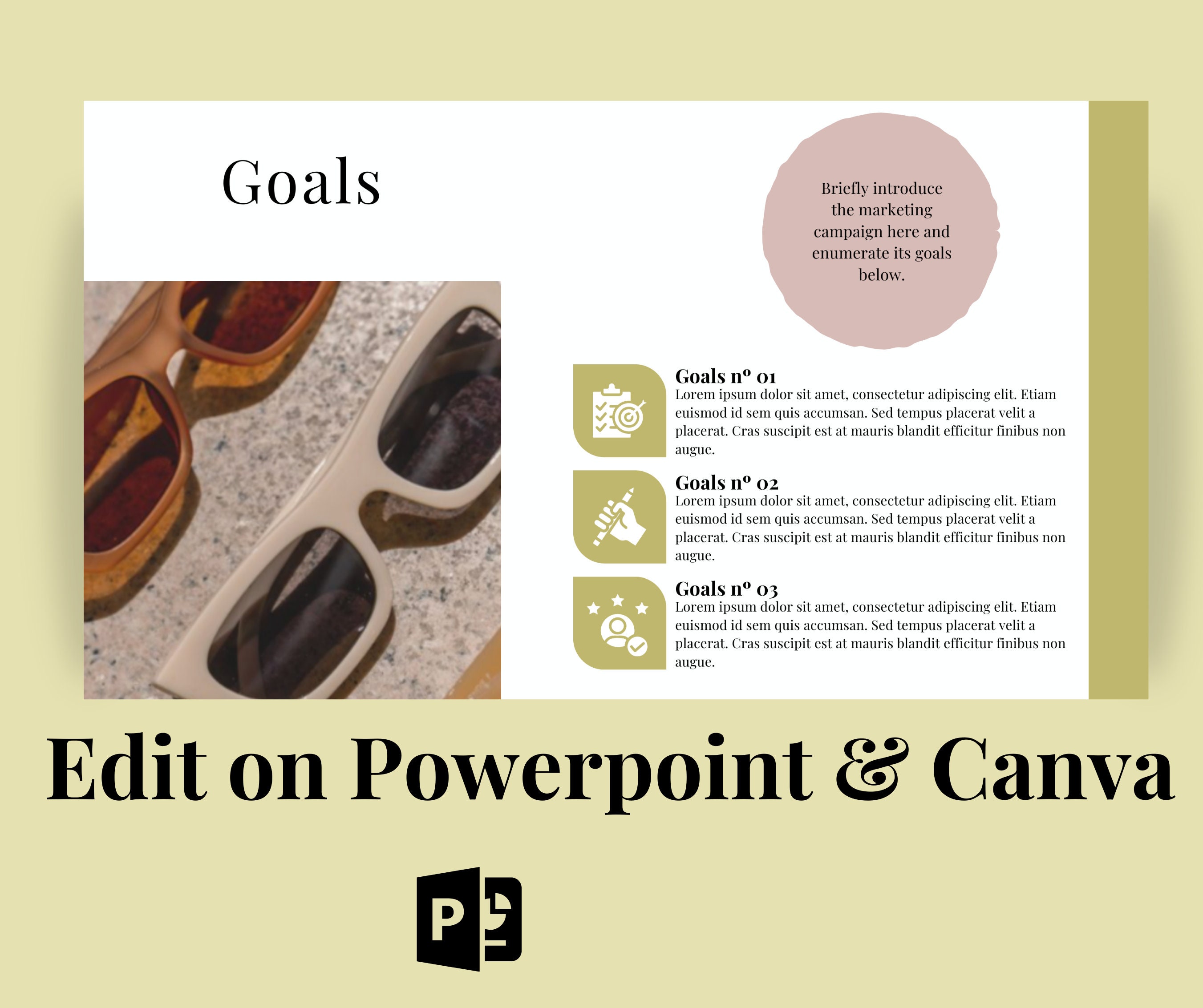 Colorful & Bold Powerpoint Slide Template Digital Download PPT ...