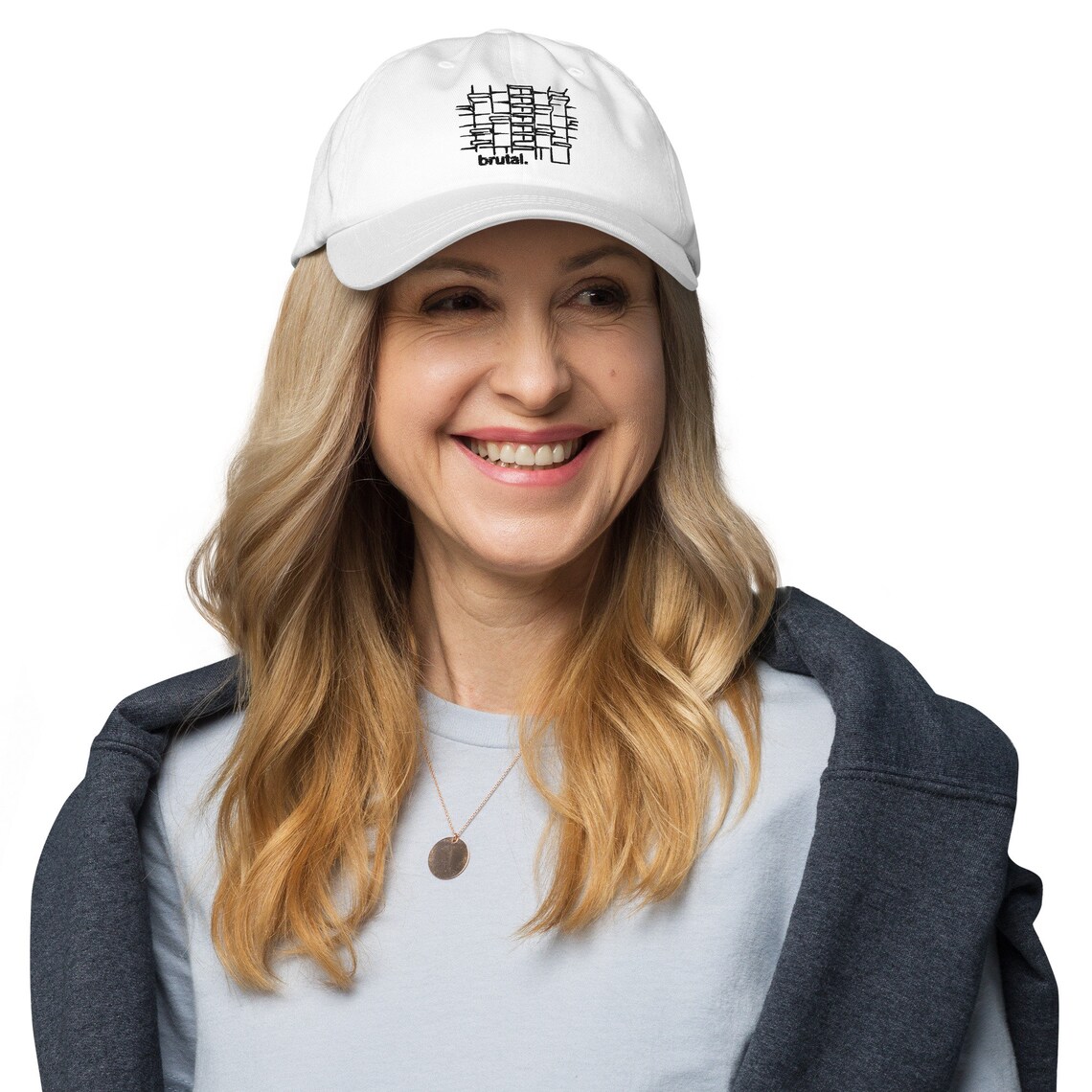 Dorm Cap | Brutalist Architecture Inspired Hat (white) - Etsy