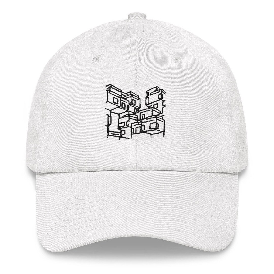 Habitat Cap Design Only | Brutalist Architecture Inspired Hat (white ...