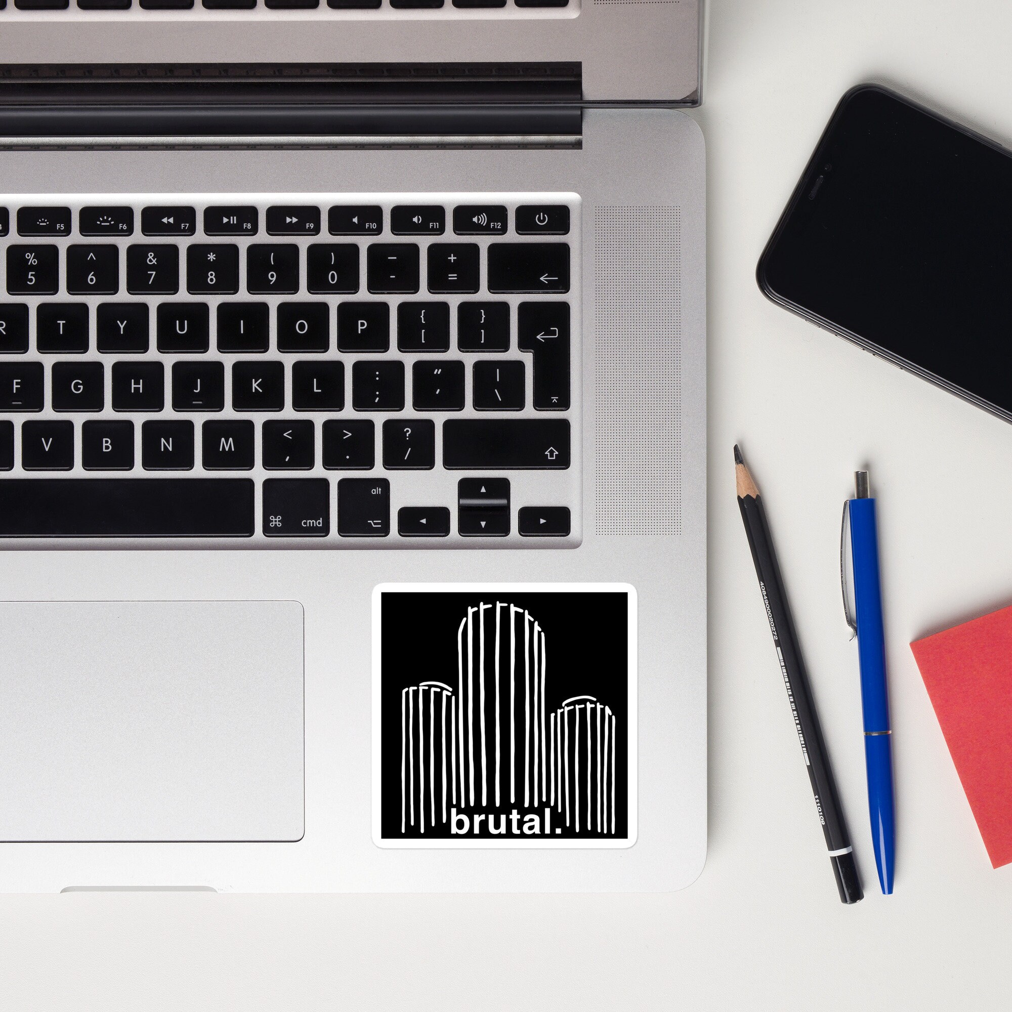Towers Sticker | Brutalist Architecture Inspired Sticker - Etsy