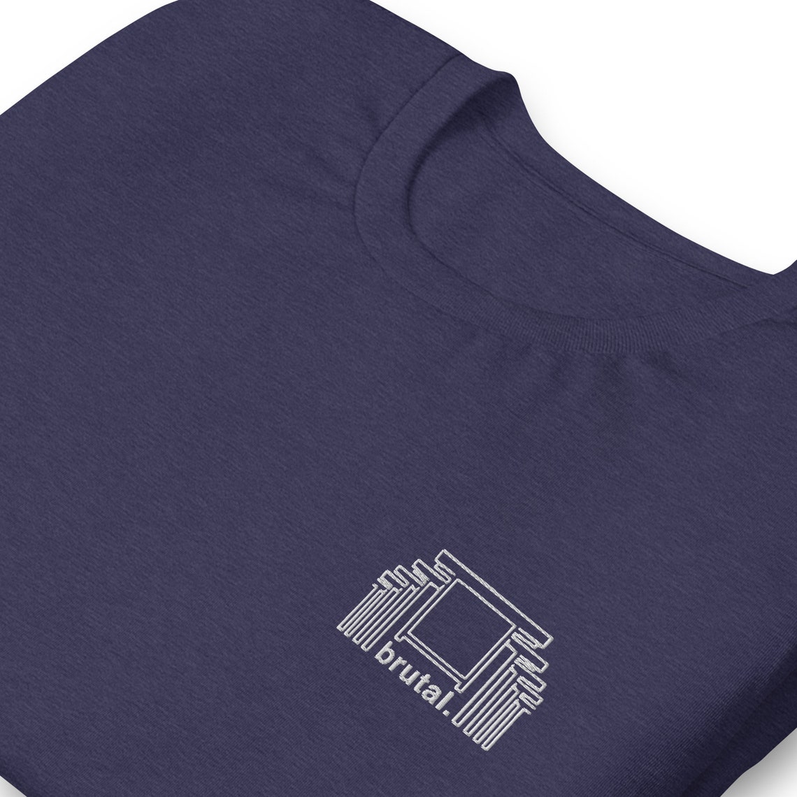 Museum Tee | Brutalist Architecture Inspired Embroidered T-shirt ...