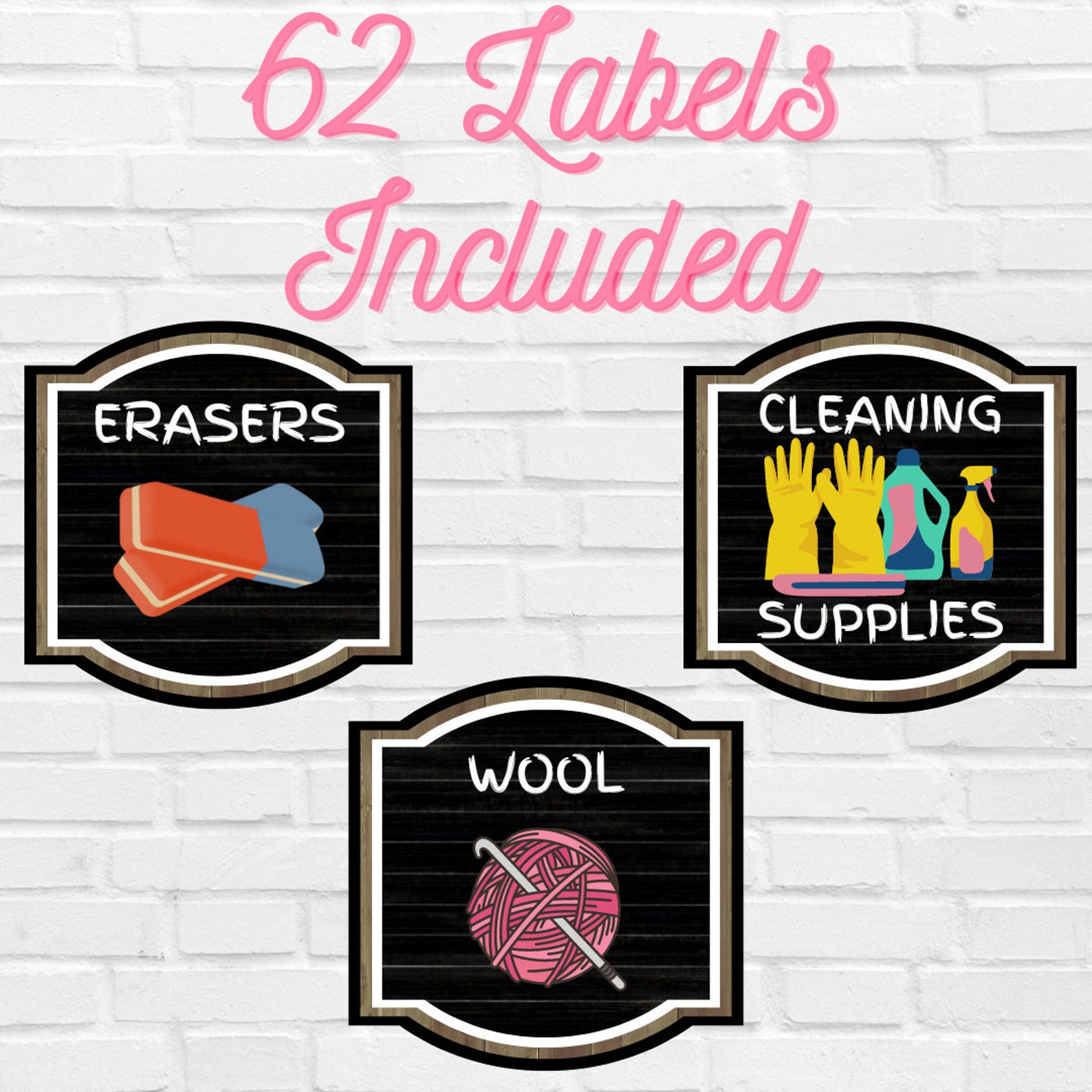 Art Supply Labels - Etsy