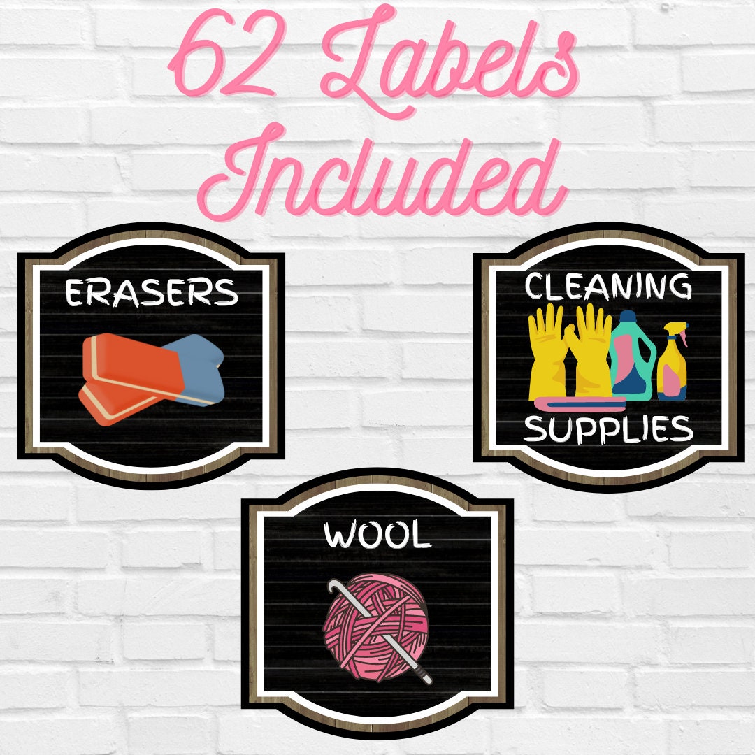 Art Supply Labels - Etsy