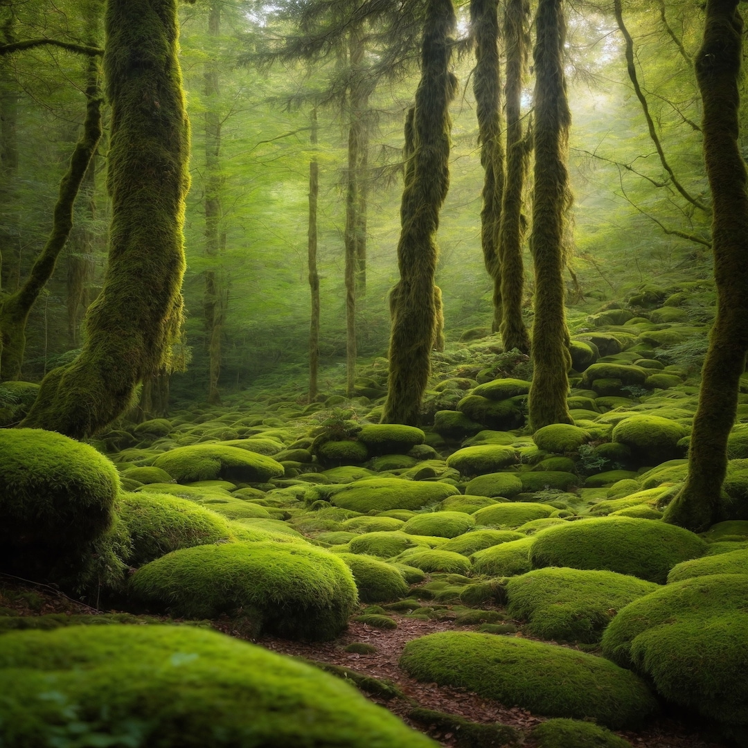 Elevate Your Space With Moss Wall Art and Contemporary Wall - Etsy