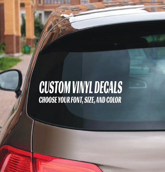 Make Your Own Decals Online