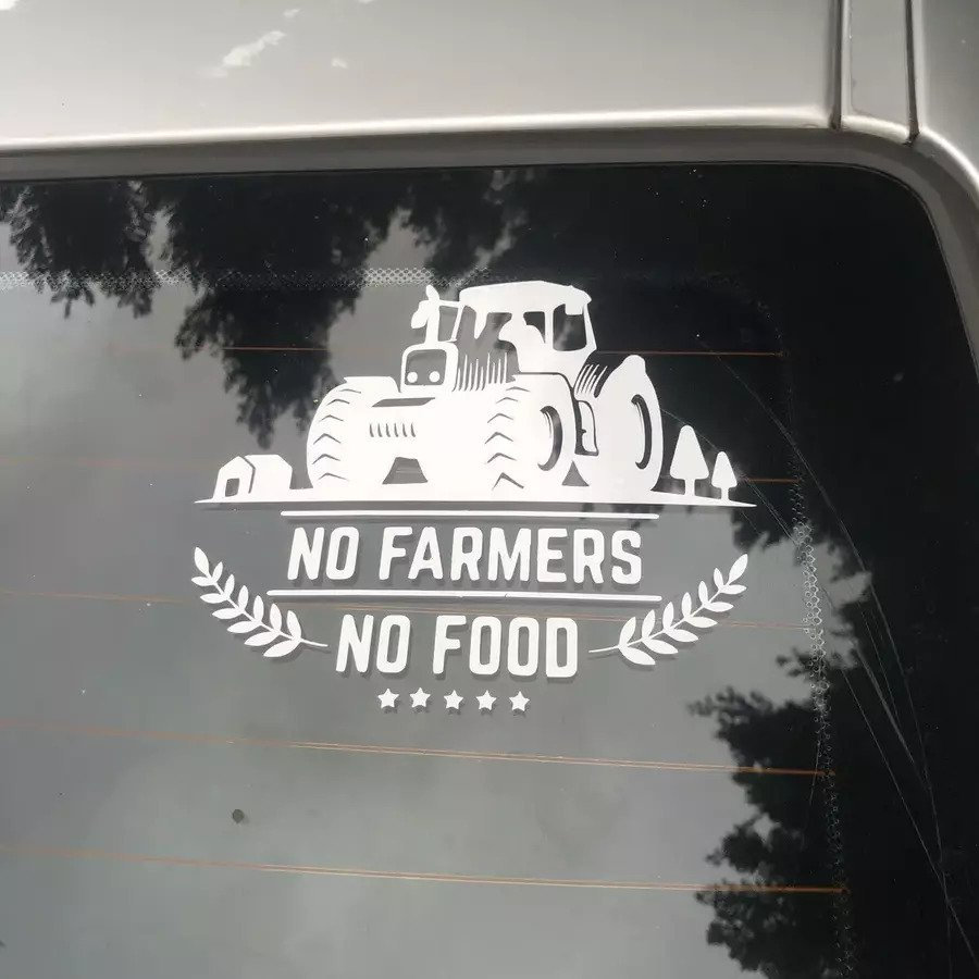 Canadian No Farmers No Food Decal for Car or Truck Multiple Colors ...