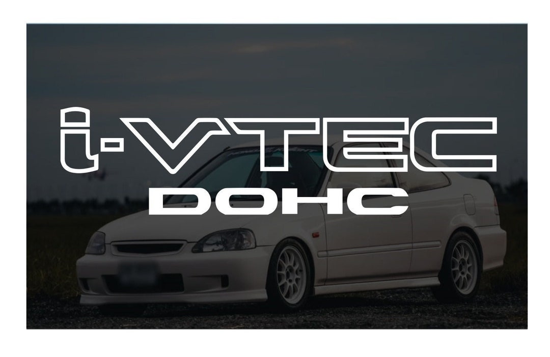 2 Pack! I-vtec DOHC JDM Sticker Decal Vinyl Honda/acura - Vinyl Sticker ...