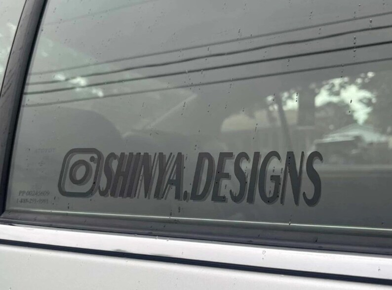 Custom Instagram Social Media Decals - Make Your Own Vinyl Decal ...