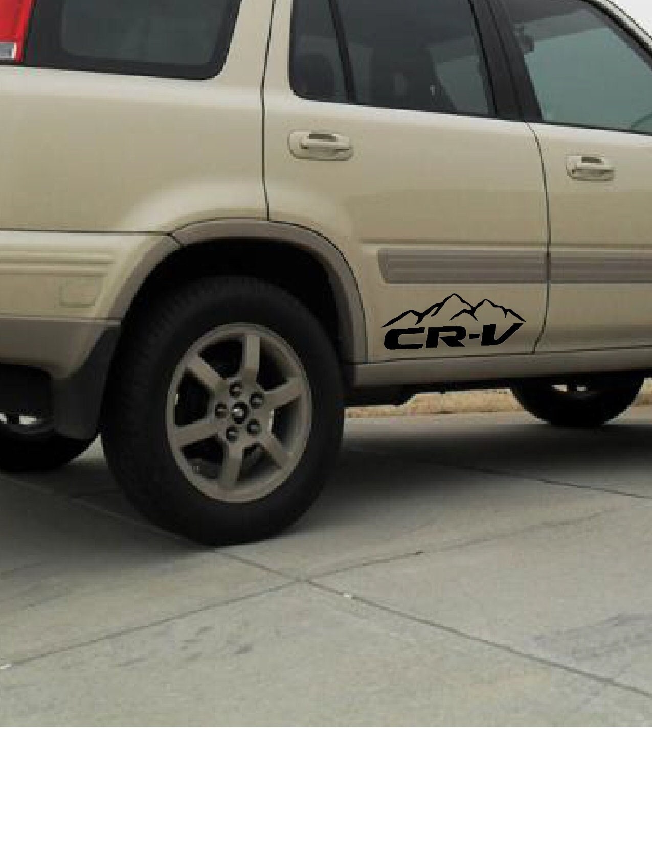 2 Pack CRV Mountain Vinyl Decal, CRV Mountain Vinyl Sticker Mountain ...