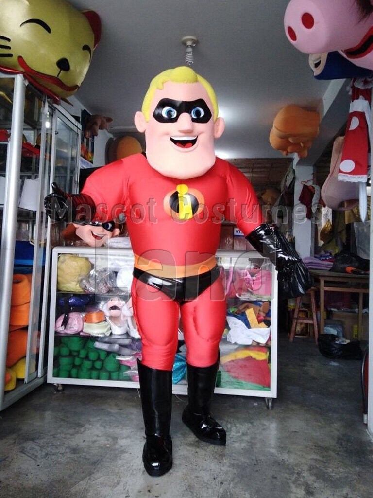 Mr. Incredible Mascot Costume the Incredibles Halloween - Etsy