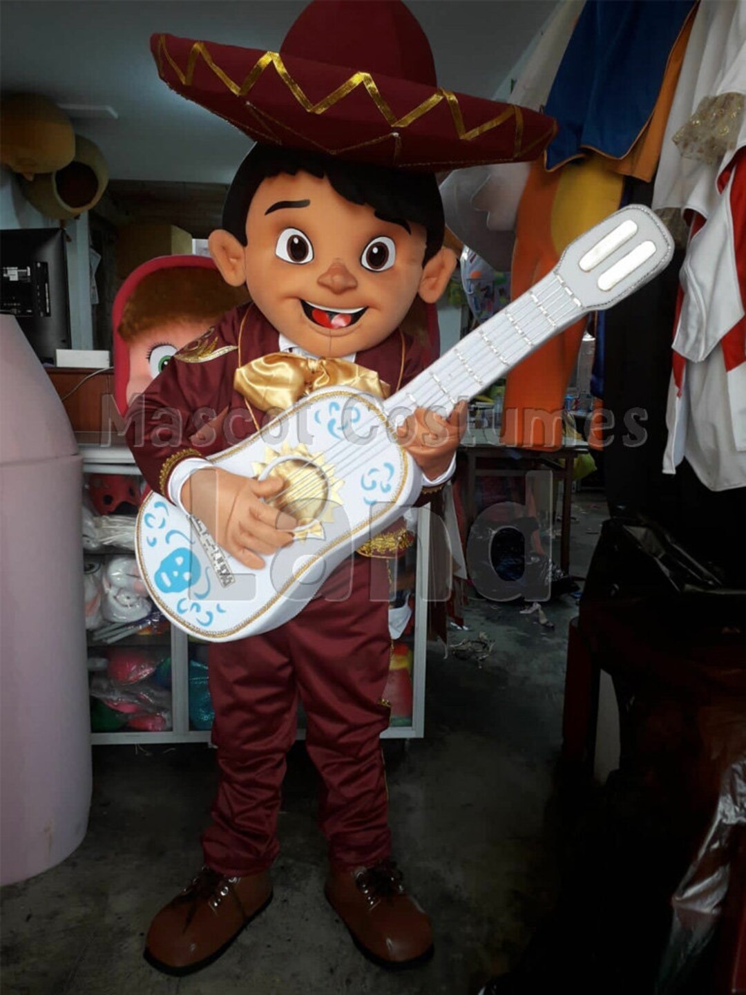 Miguel Mariachi Coco Mascot Costume Character Cosplay - Etsy