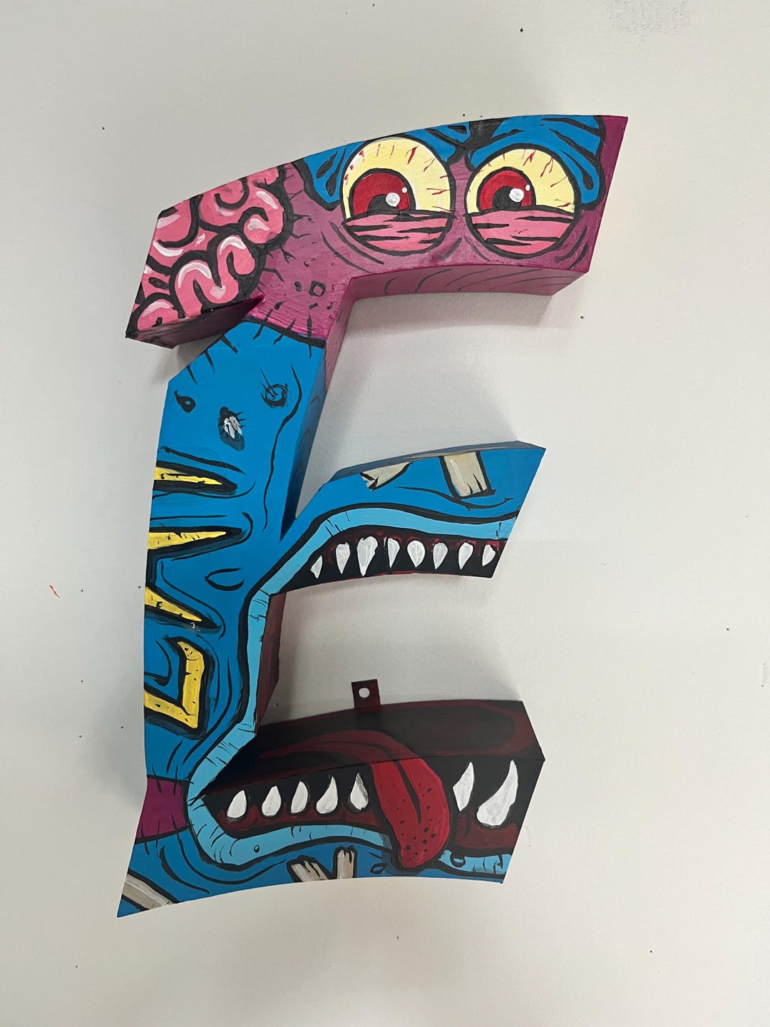E is for Eat - Metal Letter Series - Etsy