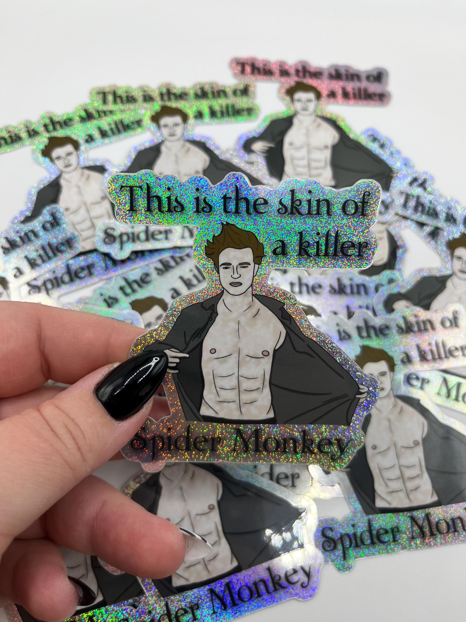 Edward Cullen Shirtless and Sparkling Twilight New Moon Spider Monkey ...