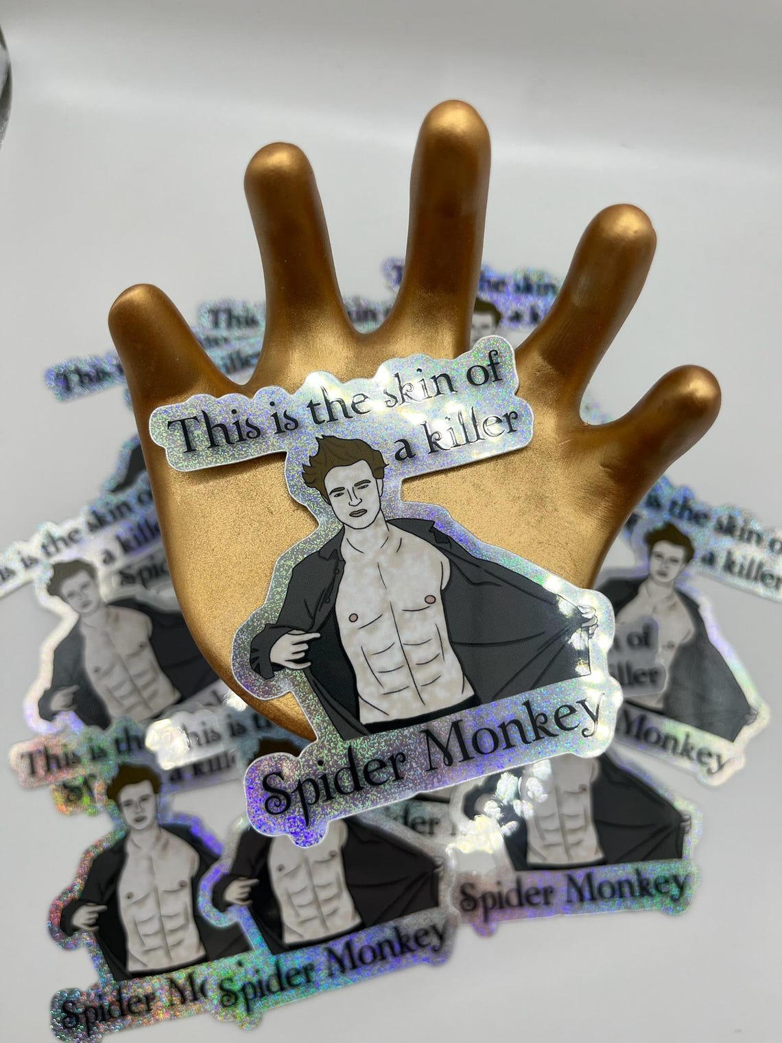 Edward Cullen Shirtless and Sparkling Twilight New Moon Spider Monkey ...