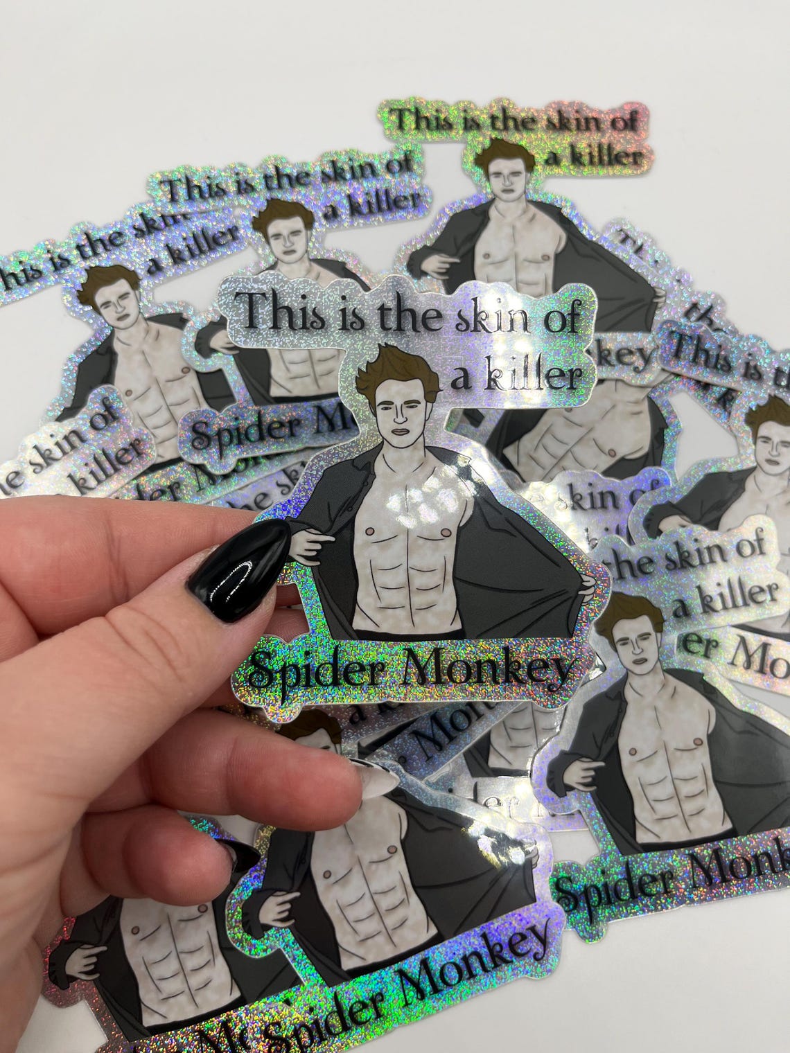 Edward Cullen Shirtless and Sparkling Twilight New Moon Spider Monkey ...