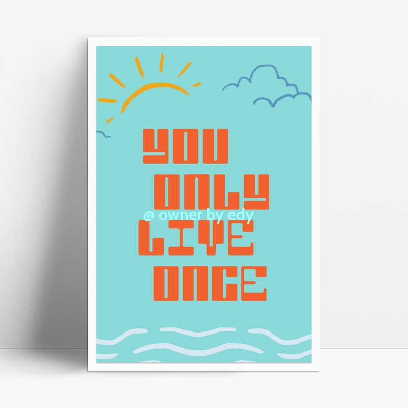 Motto Poster - Etsy