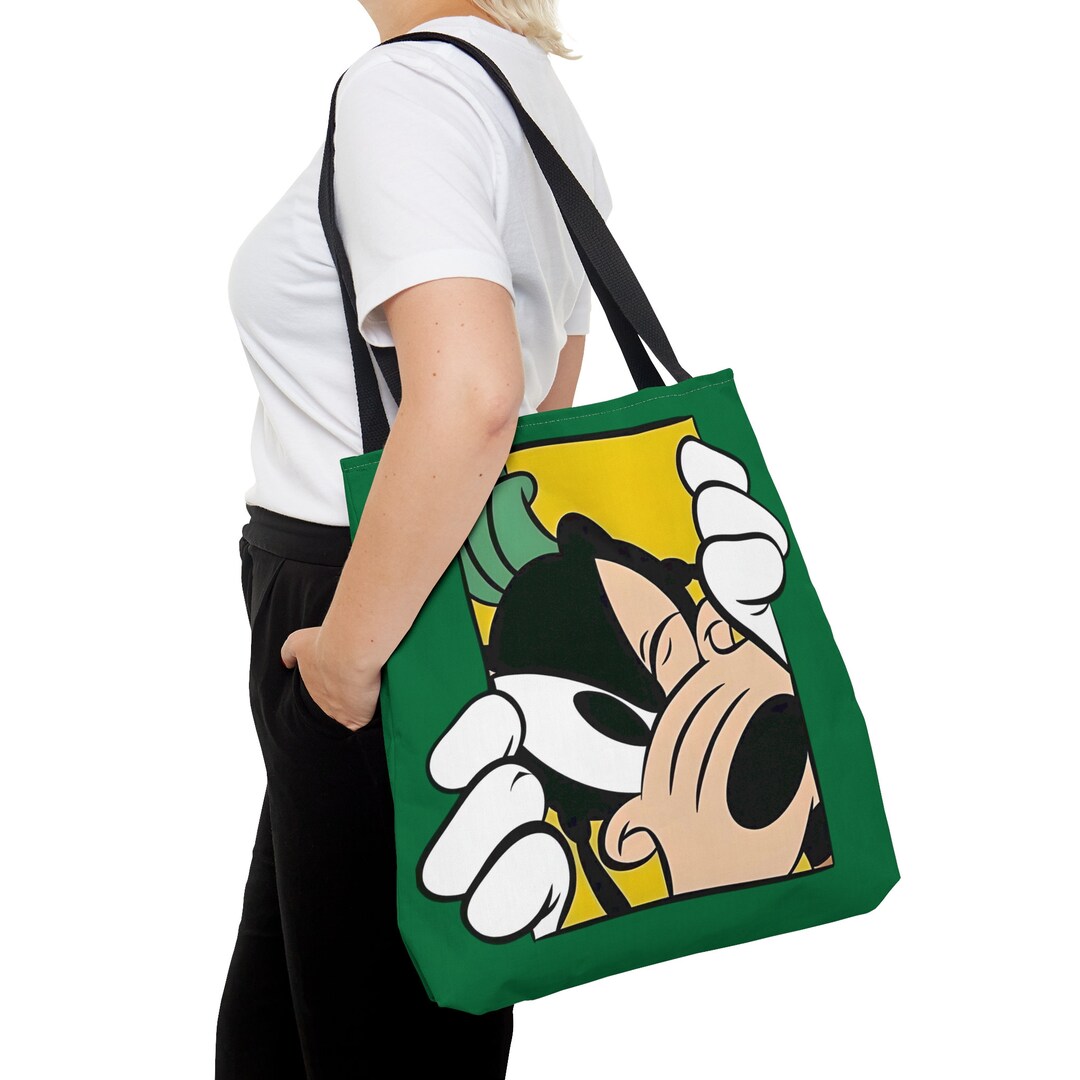 Goofy Tote Bag (AOP), Disney Goofy Tote Bag, Goofy Tote Bag, Funny ...