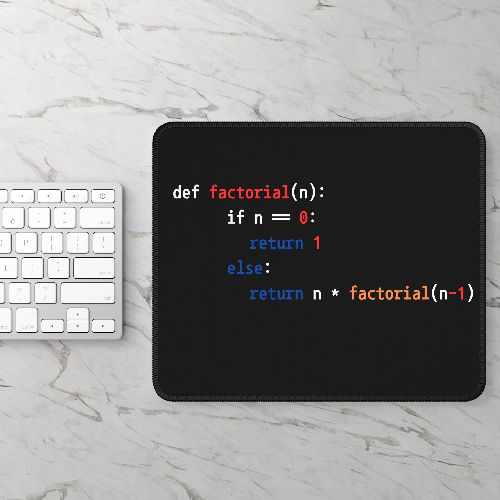 Factorial Calculation Mouse Pad Programmer Gift Coding Pad - Etsy