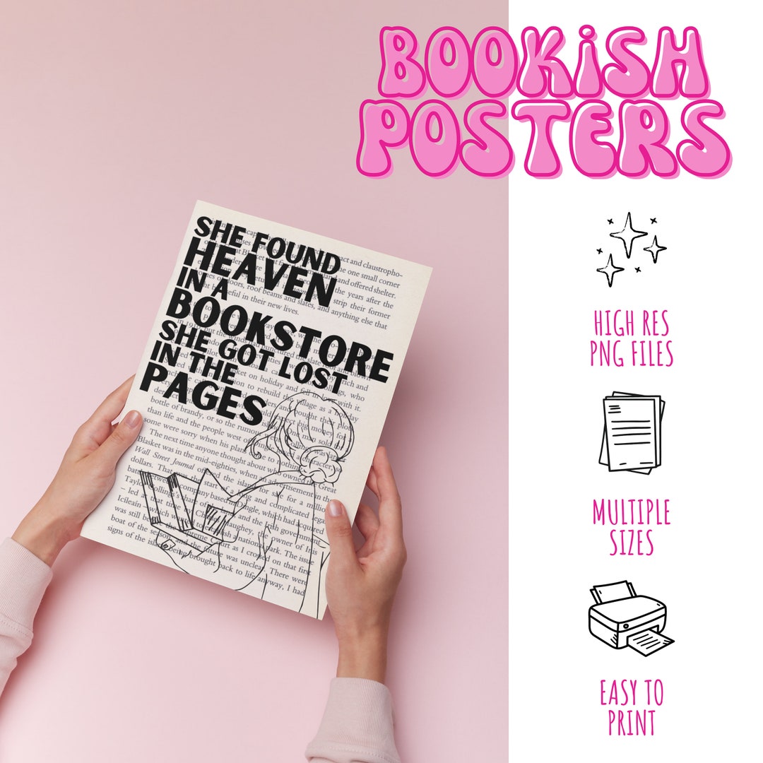 Bookish Posters Bookish Poster Printable Bookish Posters Book Lover ...