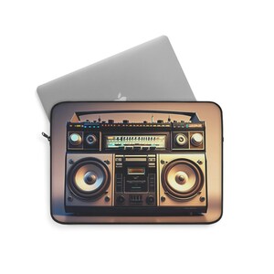 Retro Futuristic Boom Box Laptop Sleeve 13" & 15" - Etsy